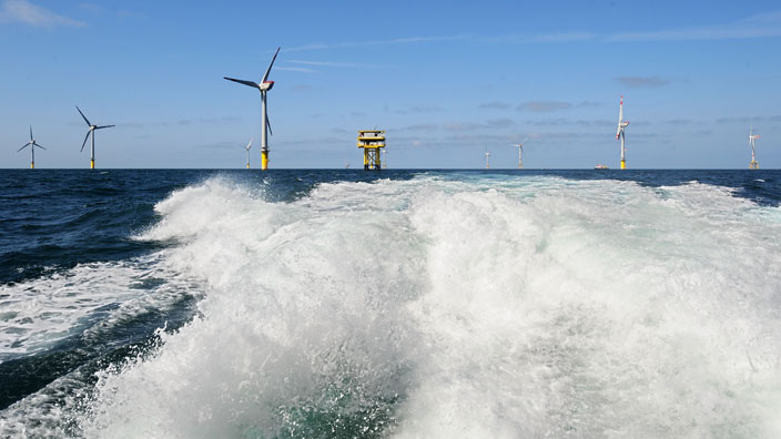 The Alpha Ventus offshore wind farm