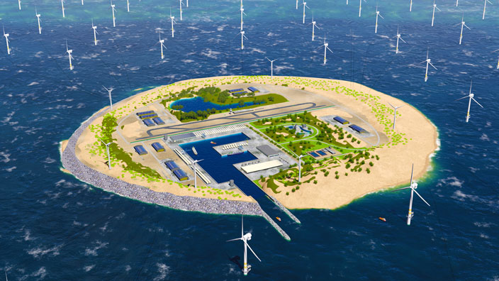 Electricity from the island