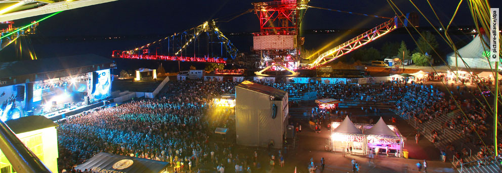 Open-air music festivals