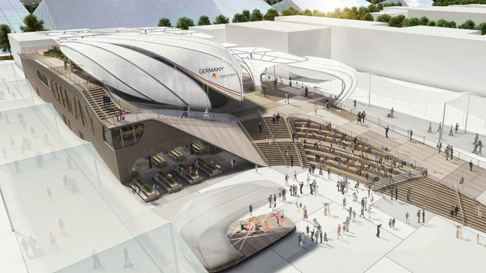 The German Pavilion at Expo Milano 2015