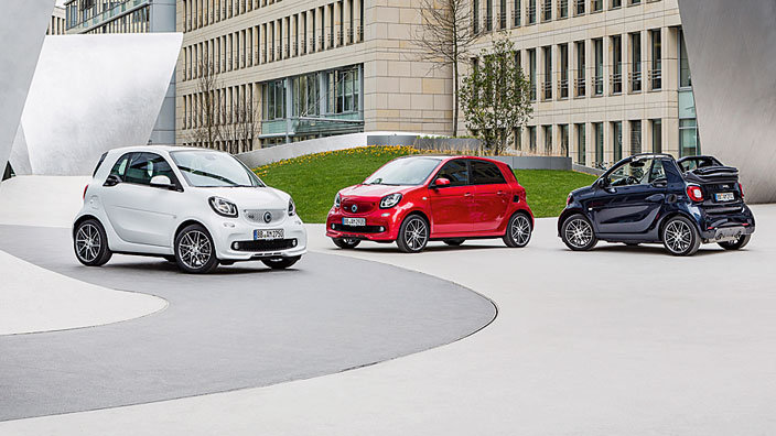 Der Smart ganz stark