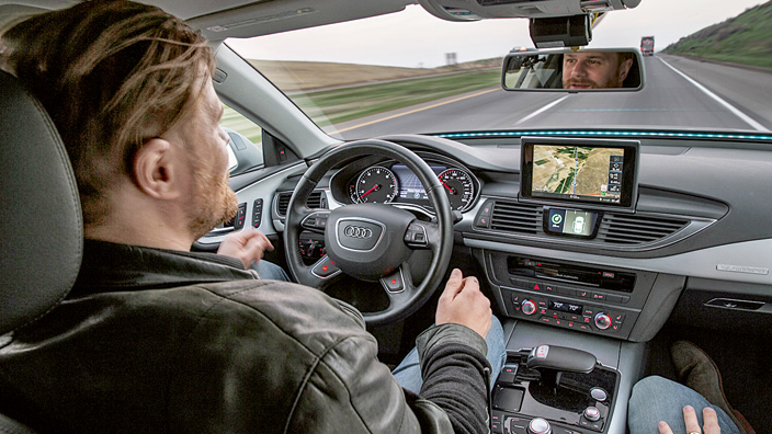 Teststrecke für selbstfahrende Autos