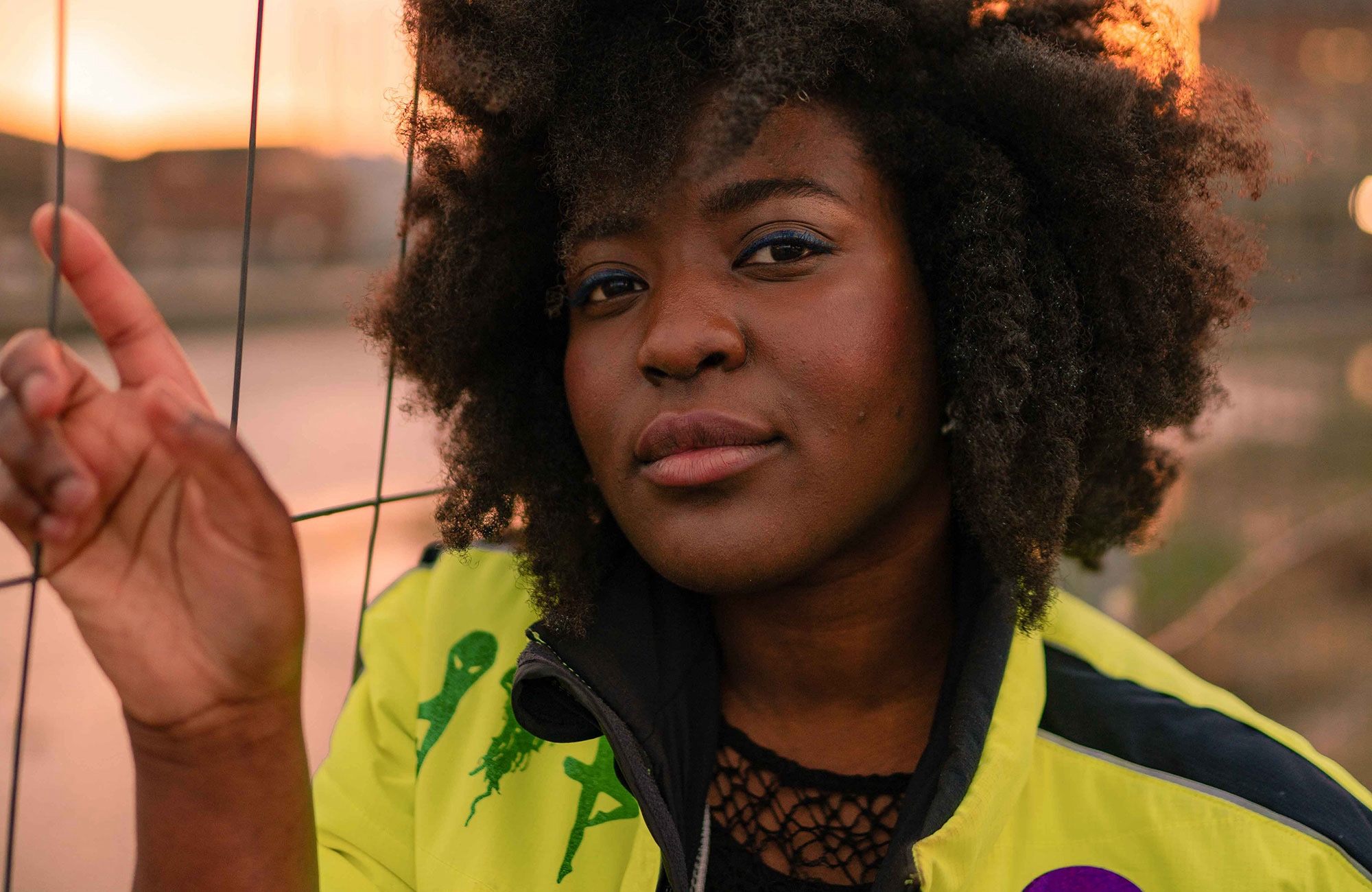 Melody Blessing sings in Berlin’s underground stations