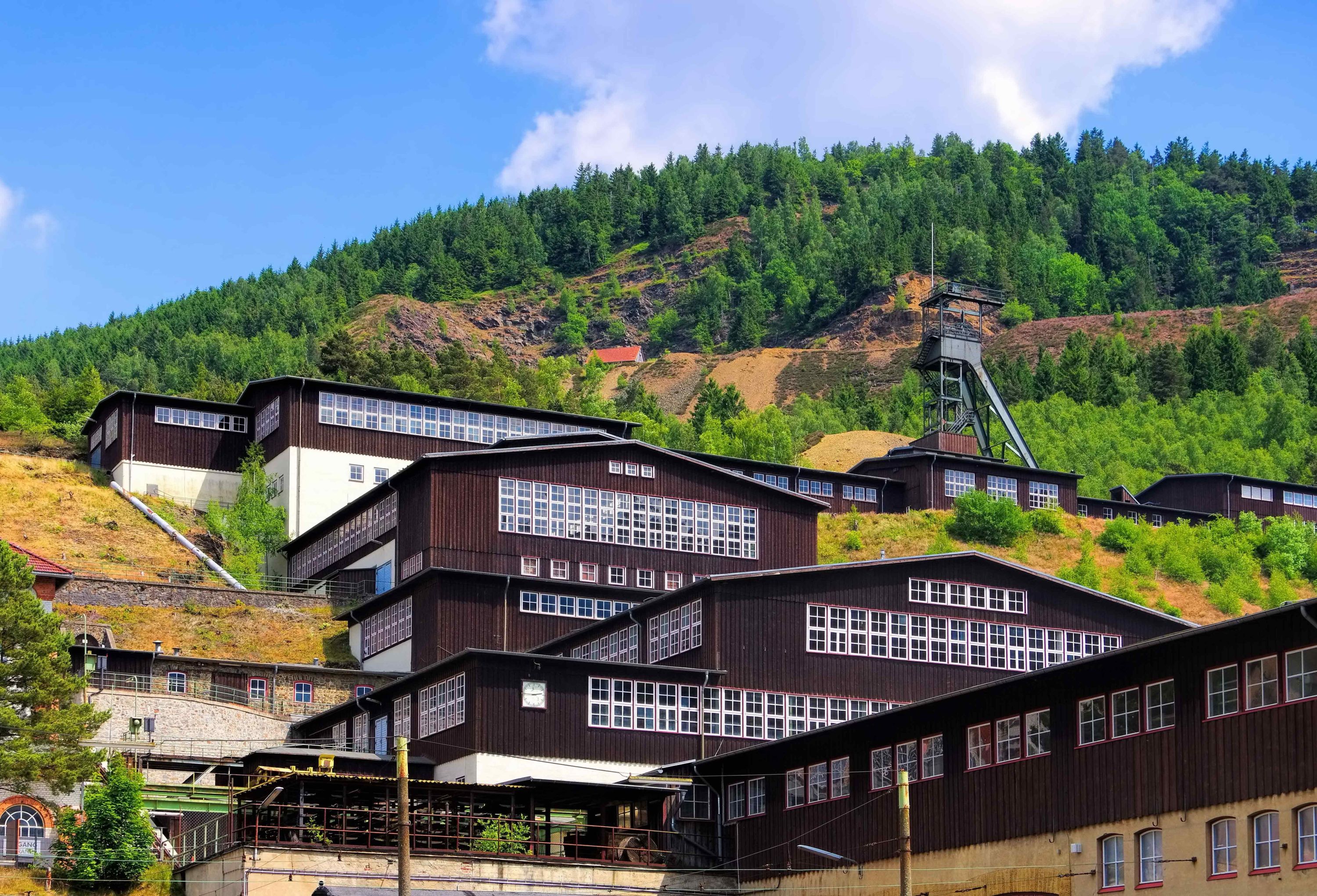 Structural transformation of former German mining regions