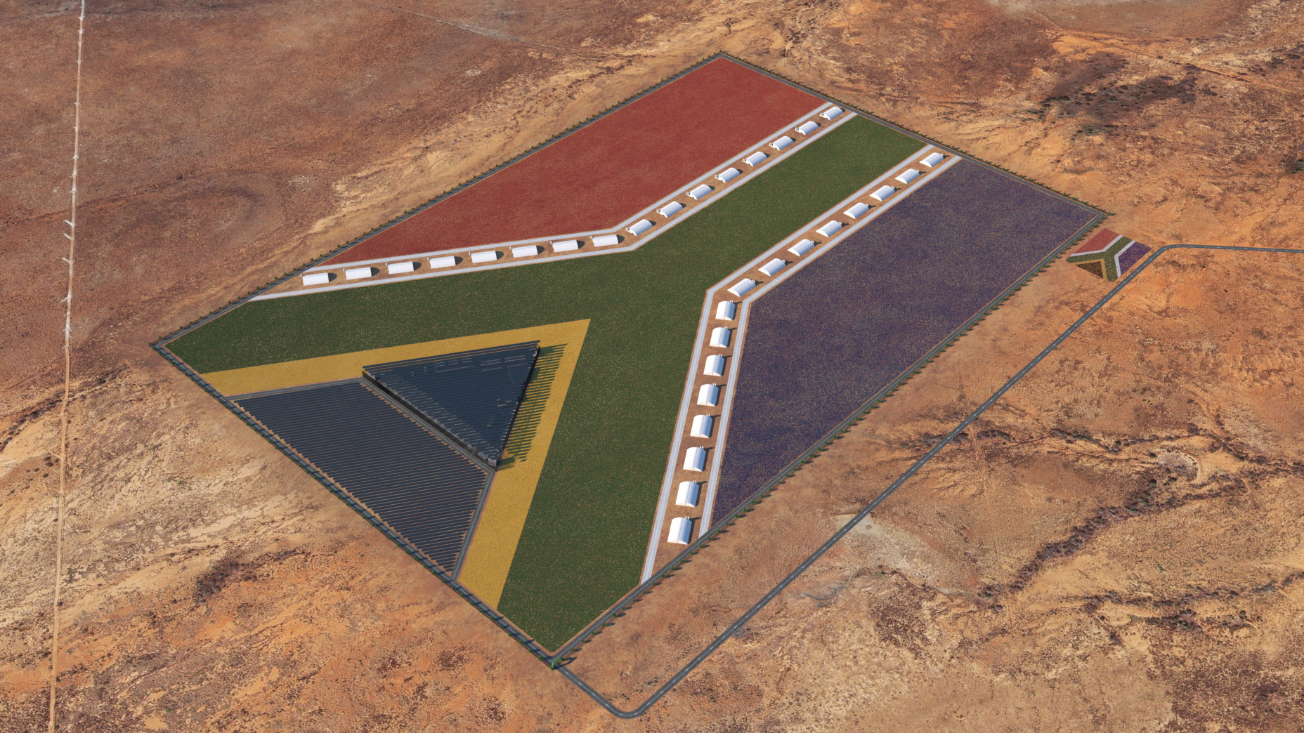 The Giant Flag, South Africa