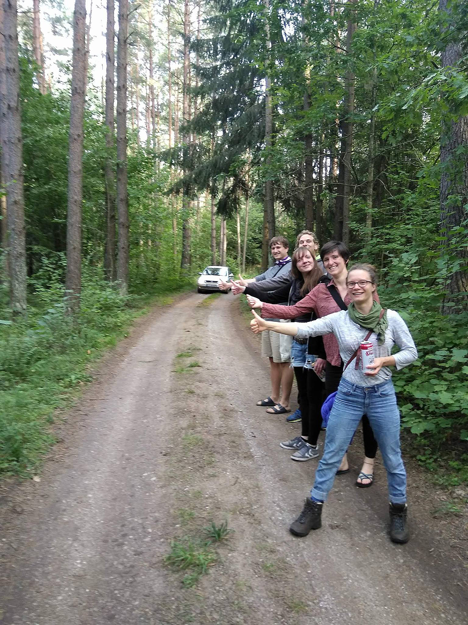 From Germany to Lithuania: hitch-hiking race across Europe