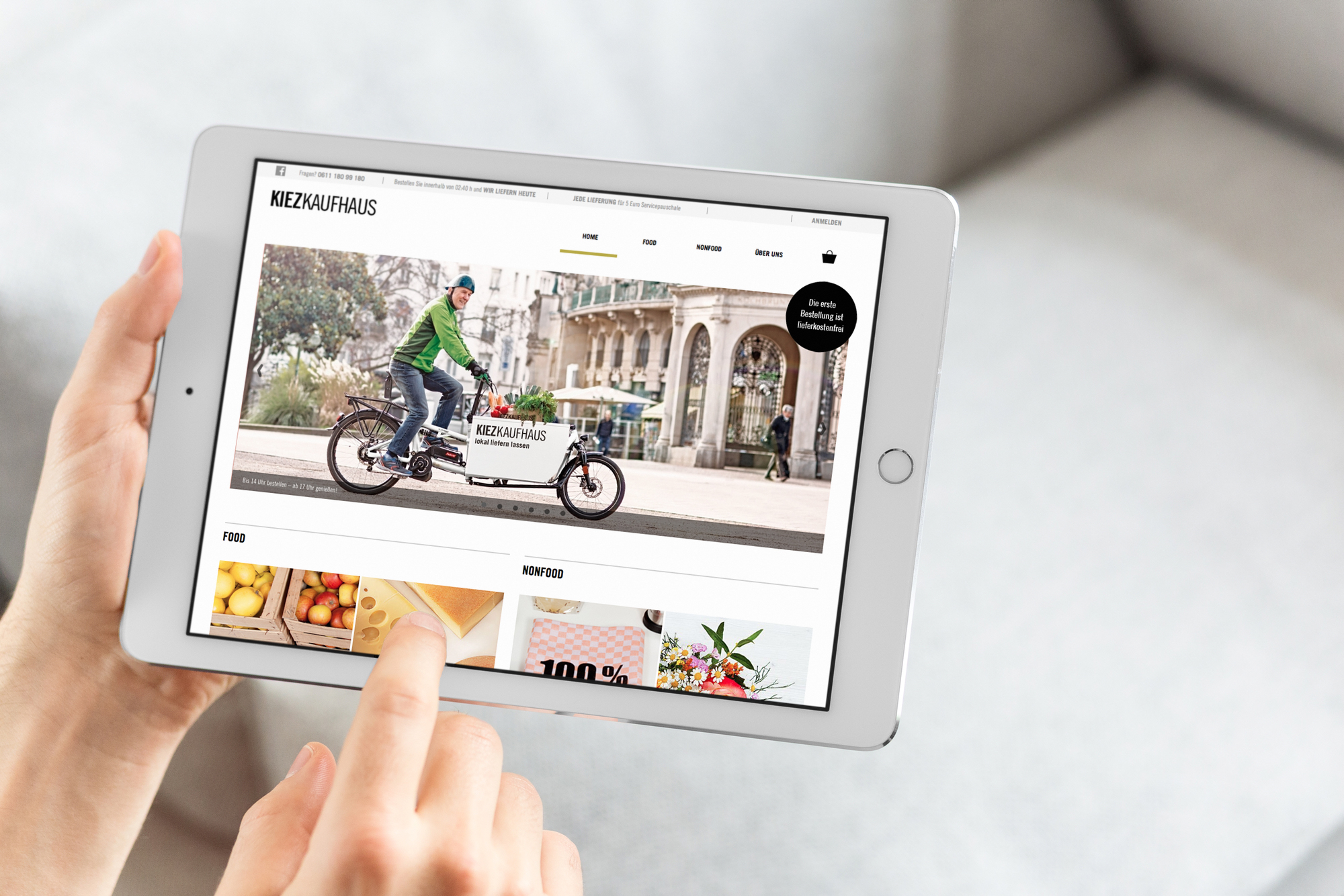 Online-Einkauf um die Ecke