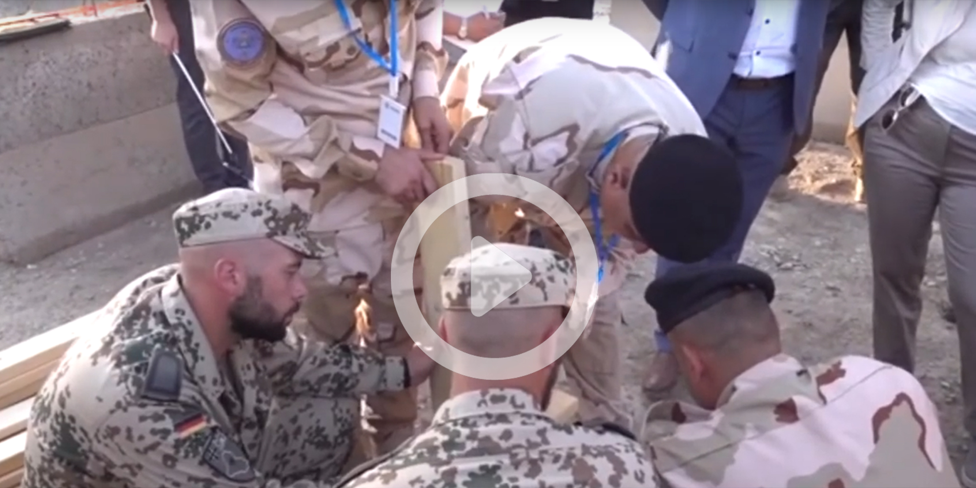 The German Bundeswehr has resumed training in northern Iraq