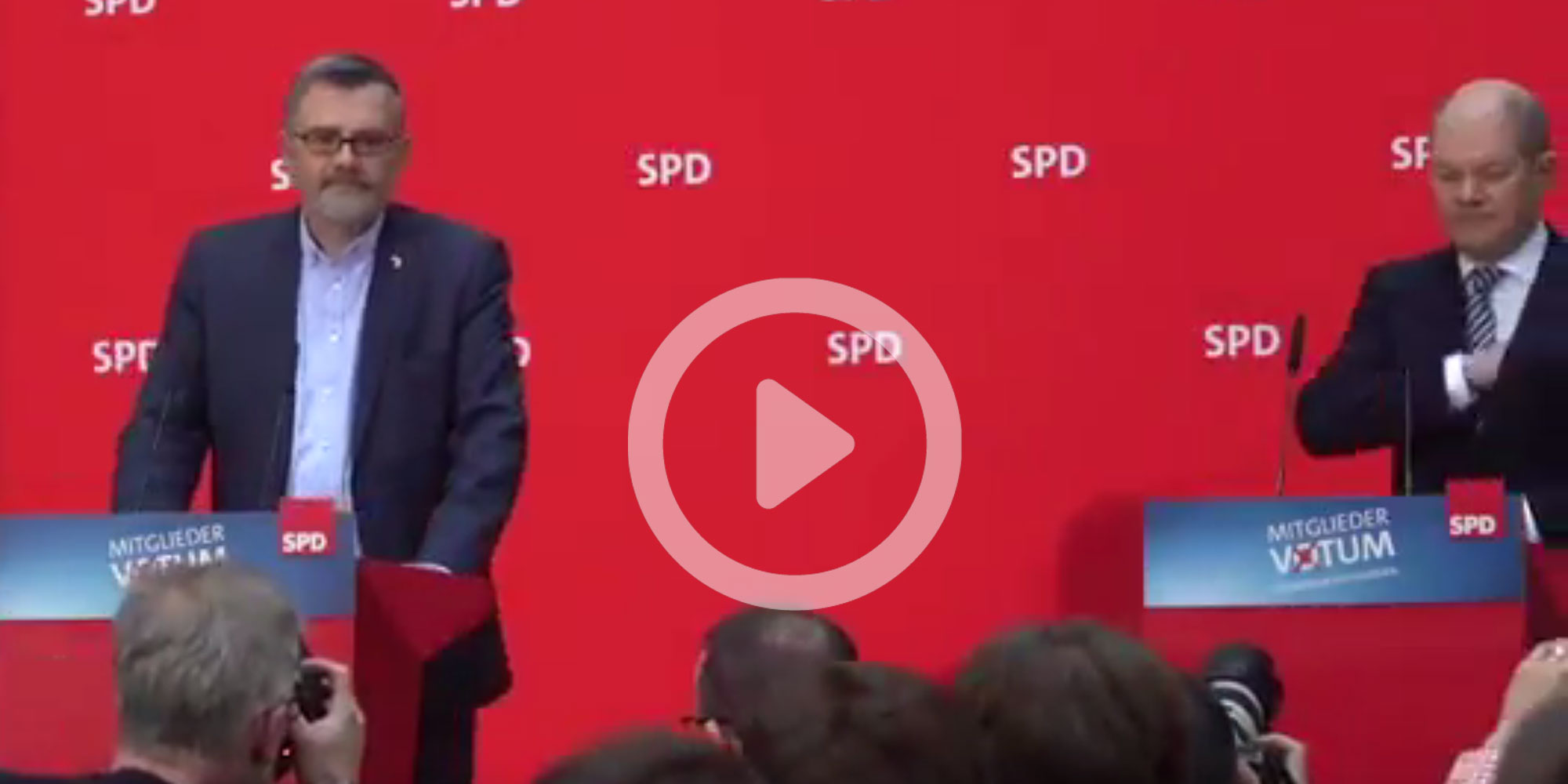 SPD geht mit Union in eine neue Große Koalition