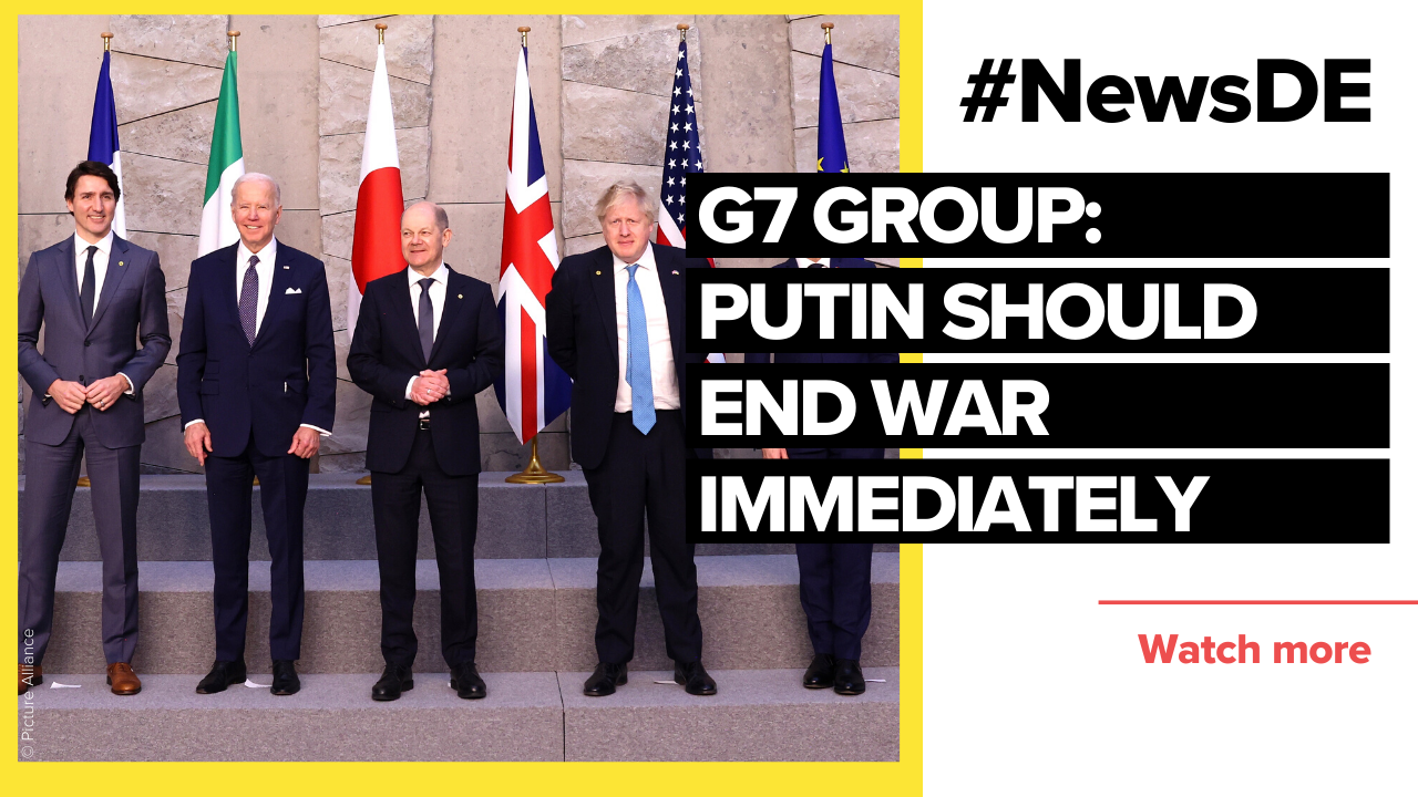 G7 group calls on Putin to end war immediately