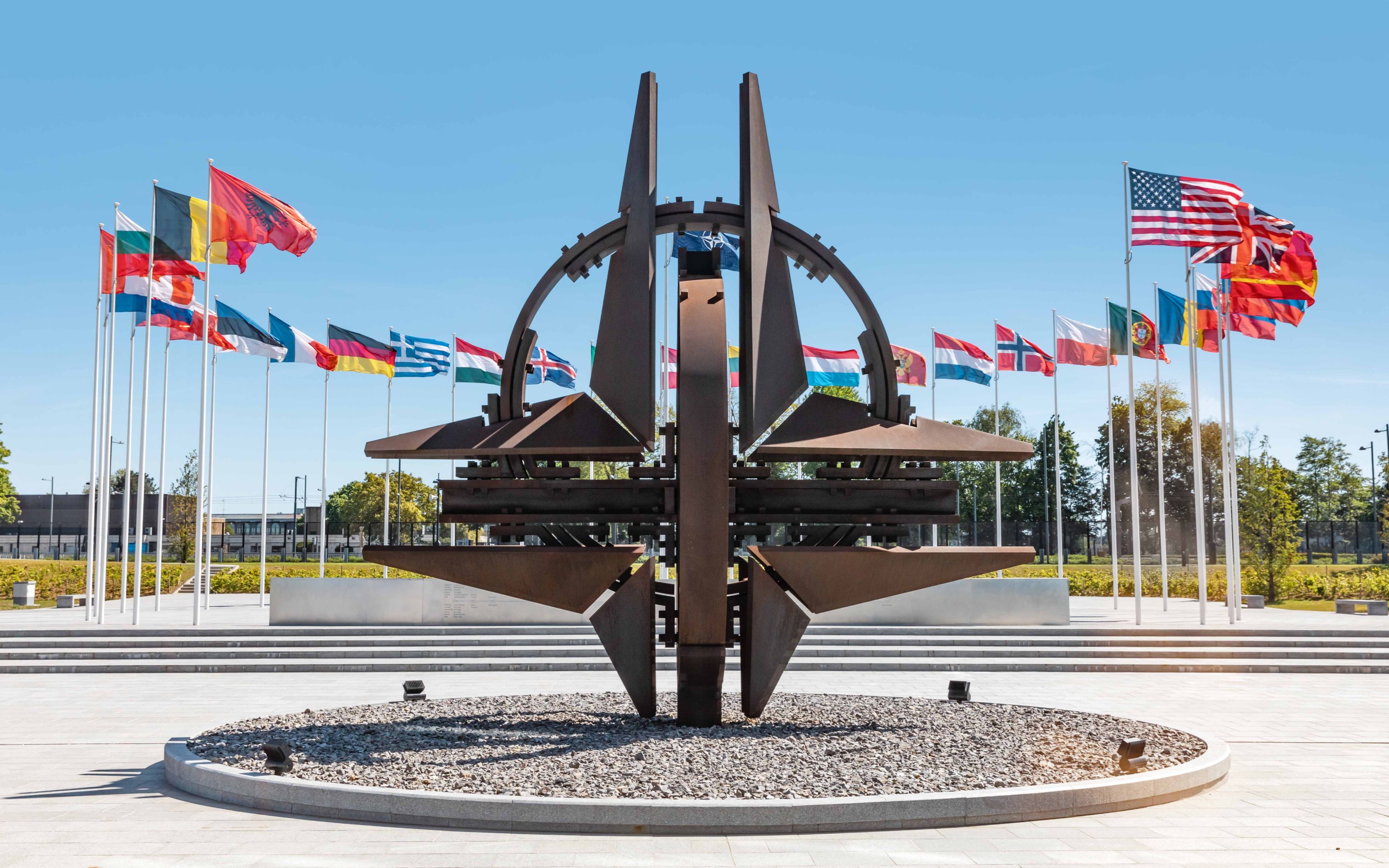 NATO celebrates Germany's membership