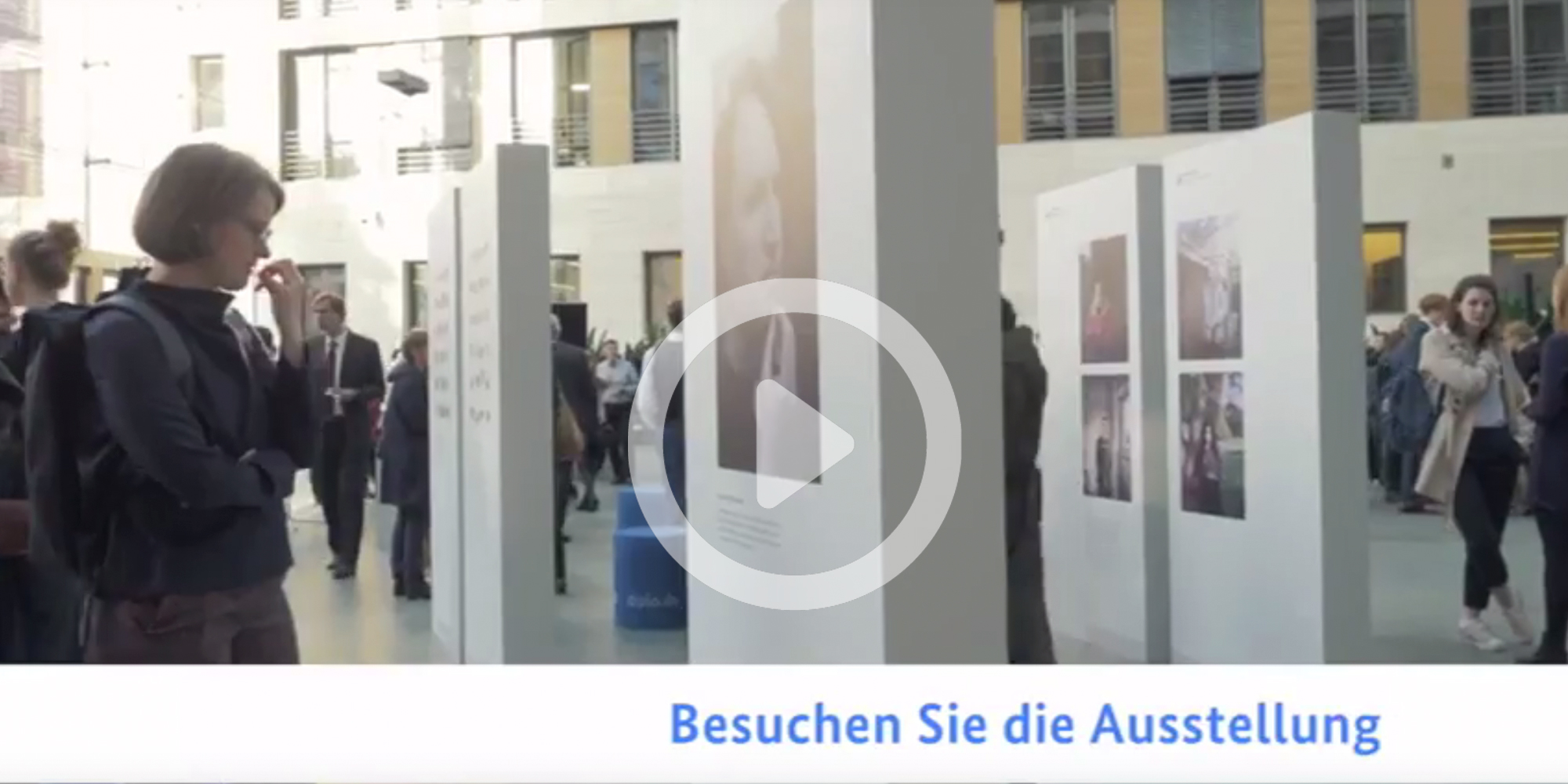 Human rights - Exhibition in the Lichthof of the German Foreign Office