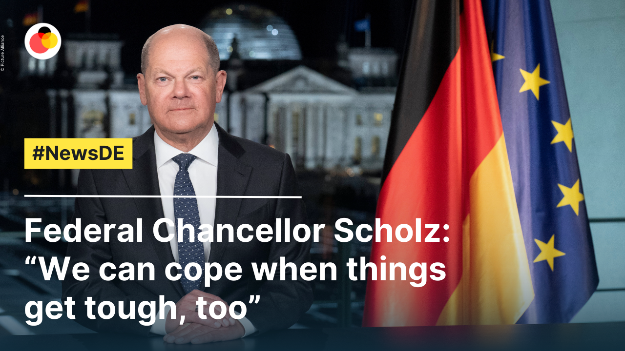 Federal Chancellor Scholz: “We can cope when things get tough, too”
