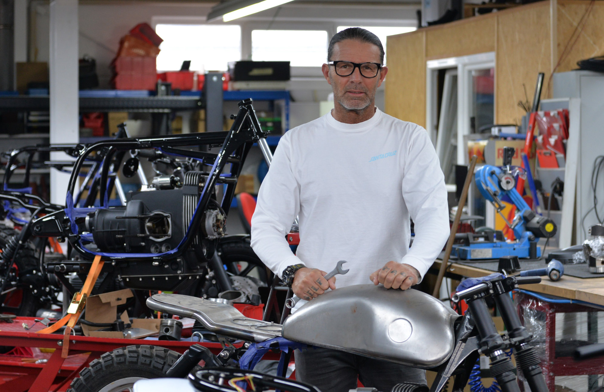 Seine Motorräder vereinen Design und Handwerk: Marcus Walz
