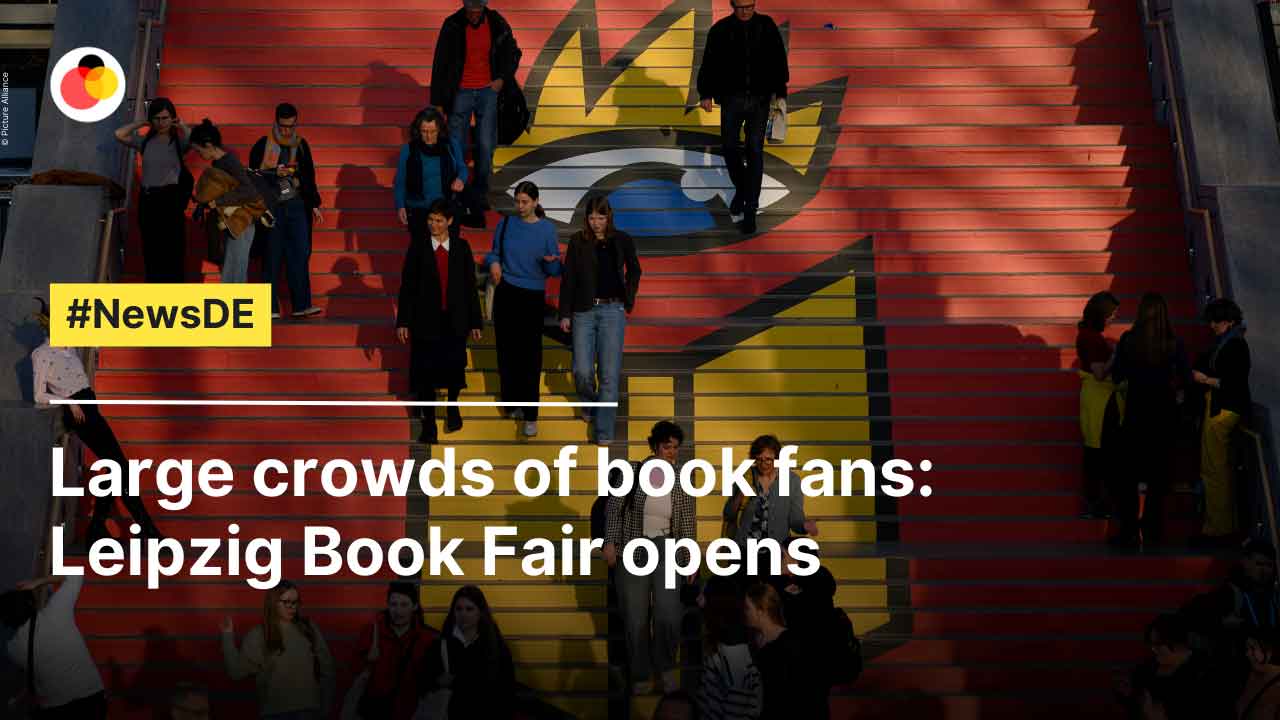 Large crowds of book fans: Leipzig Book Fair opens