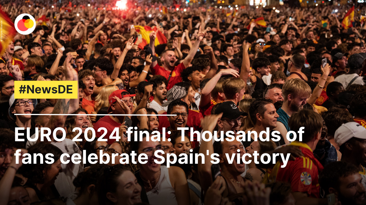 EURO 2024 final: Thousands of fans celebrate Spain's victory