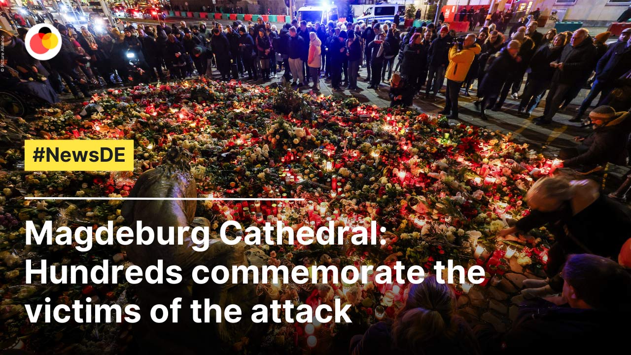 Magdeburg Cathedral: Hundreds commemorate the victims of the attack