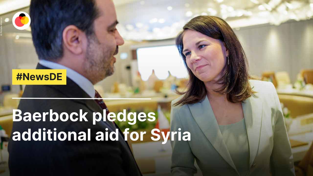 Baerbock pledges additional aid for Syria