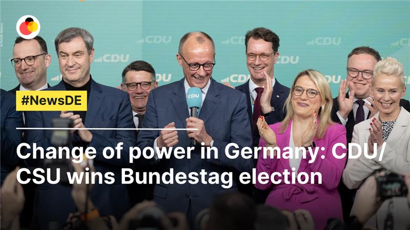 Change of power in Germany: CDU/CSU wins Bundestag election