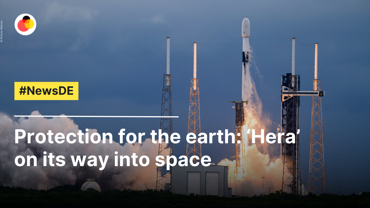 Protection for the earth: ‘Hera’ on its way into space