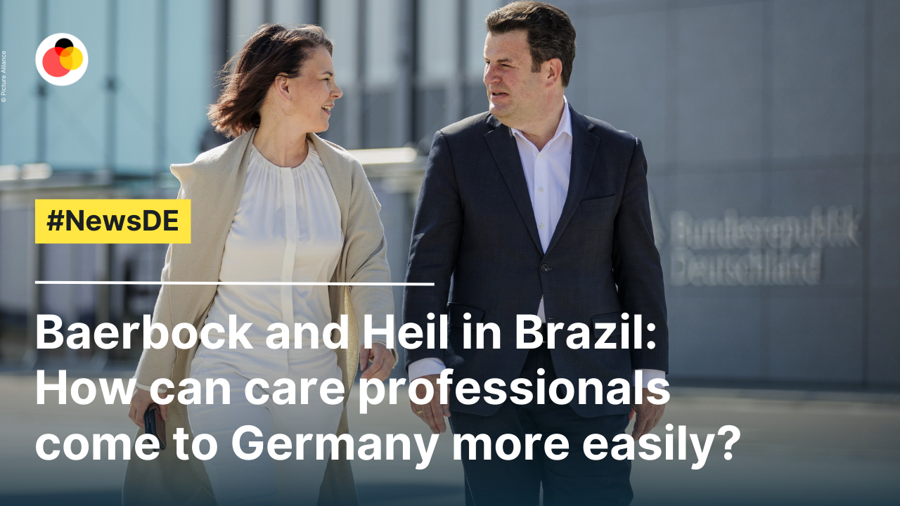 Baerbock and Heil in Brazil: How can care professionals come to Germany ...