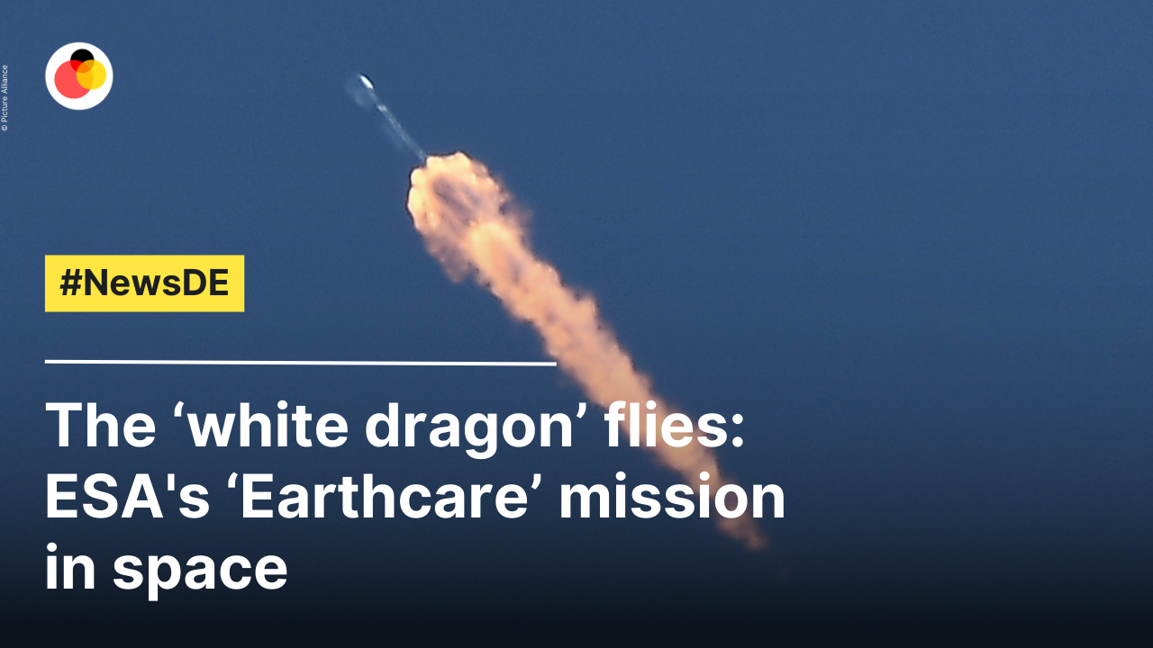 The ‘white dragon’ flies: ESA's ‘Earthcare’ mission in space