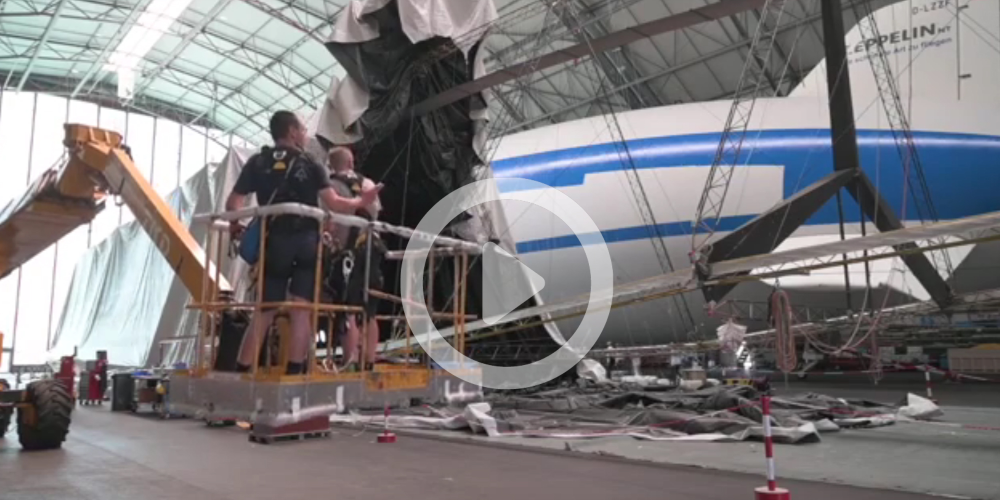 Zeppelin wird neu „angezogen“